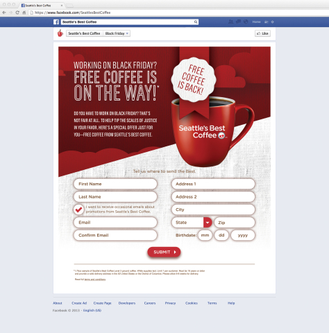 Working on Black Friday Just Got Awesome: Seattle’s Best Coffee is ...