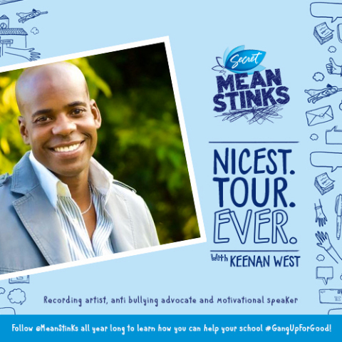In Its Fourth Year, Secret Mean Stinks Launches National Antibullying “Nicest. Tour. Ever ...