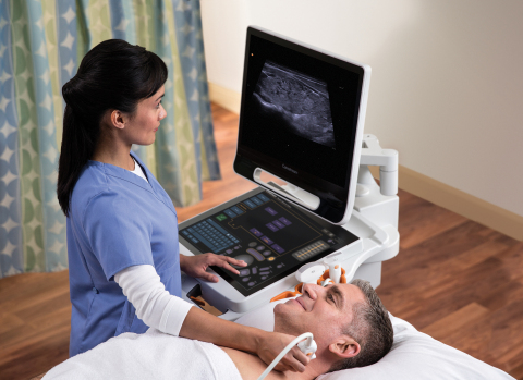 Carestream Demonstrating New Ultrasound System with Unique All-Touch ...