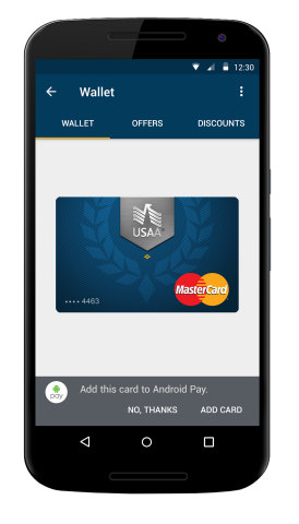 USAA Members Among First to Benefit from Android PayTM | Business Wire