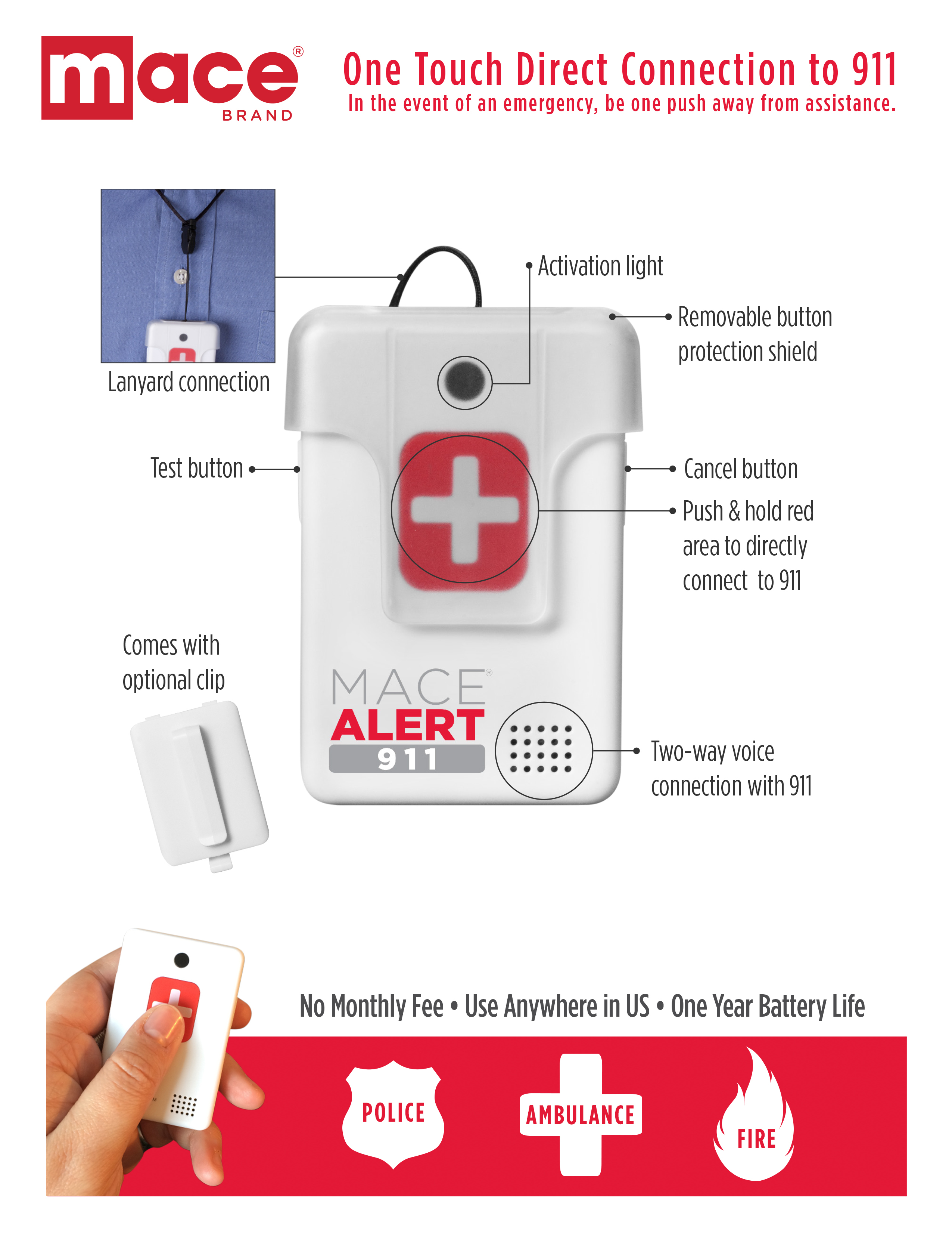 Mace® Brand Introduces Unique Personal Emergency Device | Business Wire