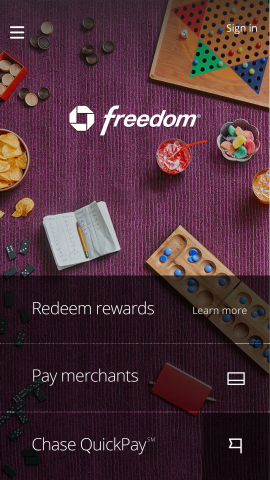 Redeeming Rewards Just Got Easier; Chase Freedom Mobile App Launches ...