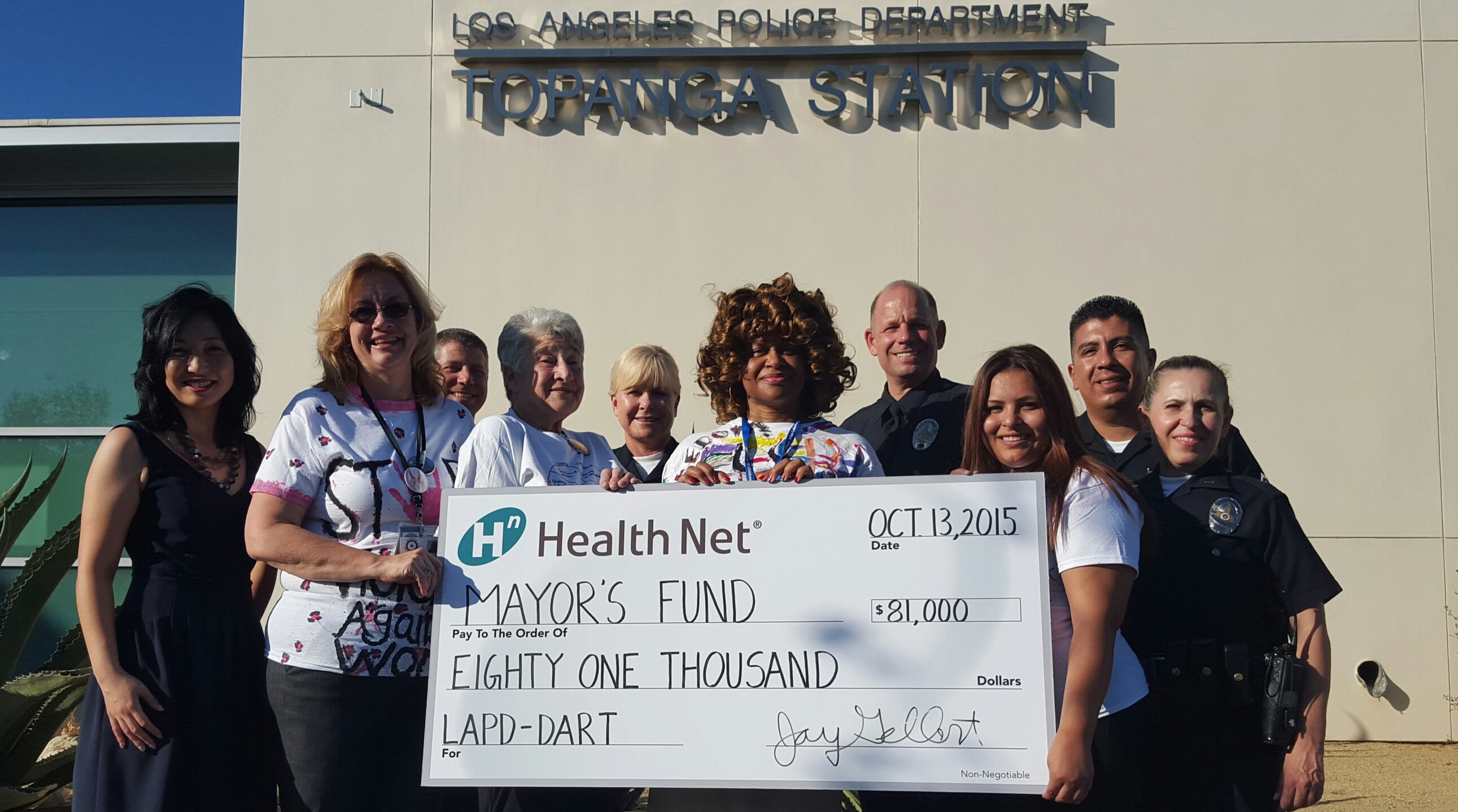 Health Net, Inc. Grants $81,000 to the Mayor’s Fund for Los Angeles ...