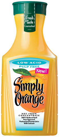 Simply Orange Low Acid Provides a Smooth Tasting Orange Juice ...