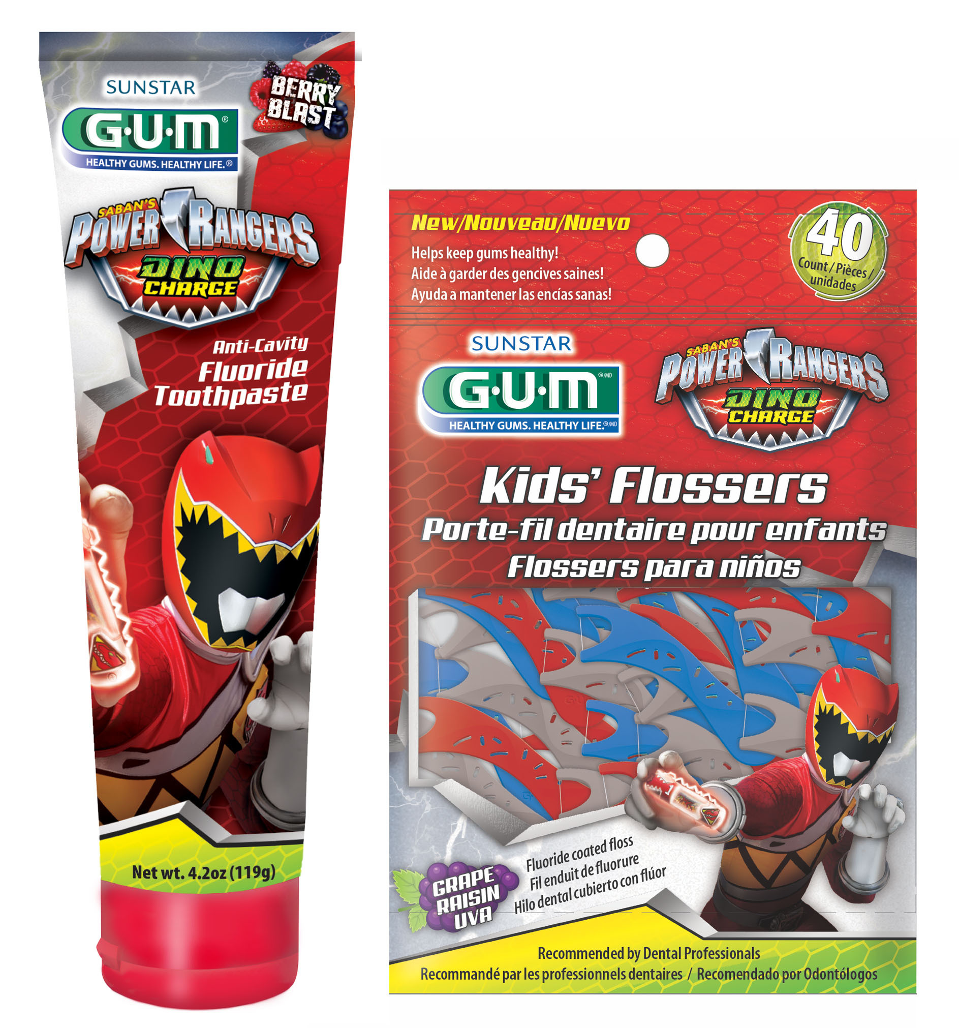 Sunstar Americas Introduces New Gum® Power Rangers™ Toothpaste and ...