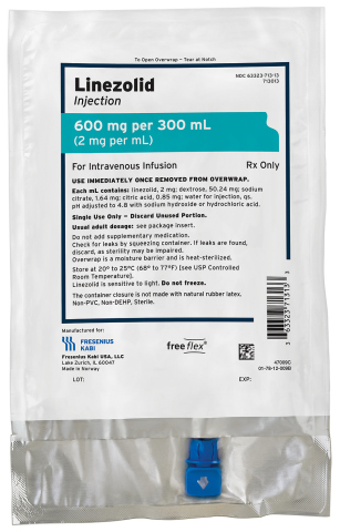 Fresenius Kabi Introduces Linezolid Injection 600 mg per 300 mL in ...