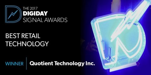 Quotient Retailer iQ™ Wins Digiday Signal Award for Best Retail ...