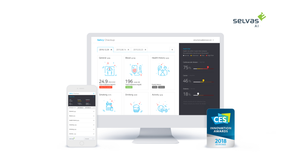 SELVAS AI to be in Spotlight at CES 2018 for ‘Selvy Checkup’, World’s ...