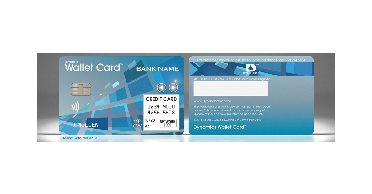 Sprint and Dynamics Unveil Wallet Card™ -- The First Battery-Powered ...
