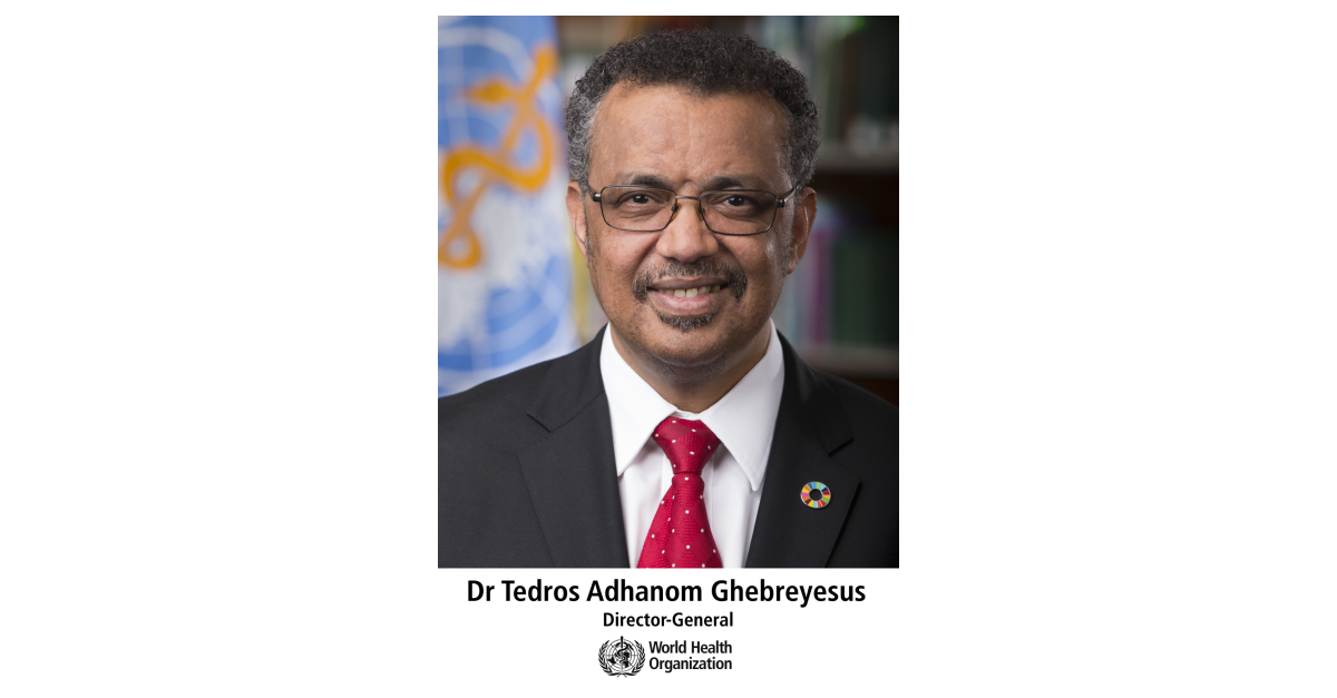 World Health Organization Director-General to Deliver Keynote at ...