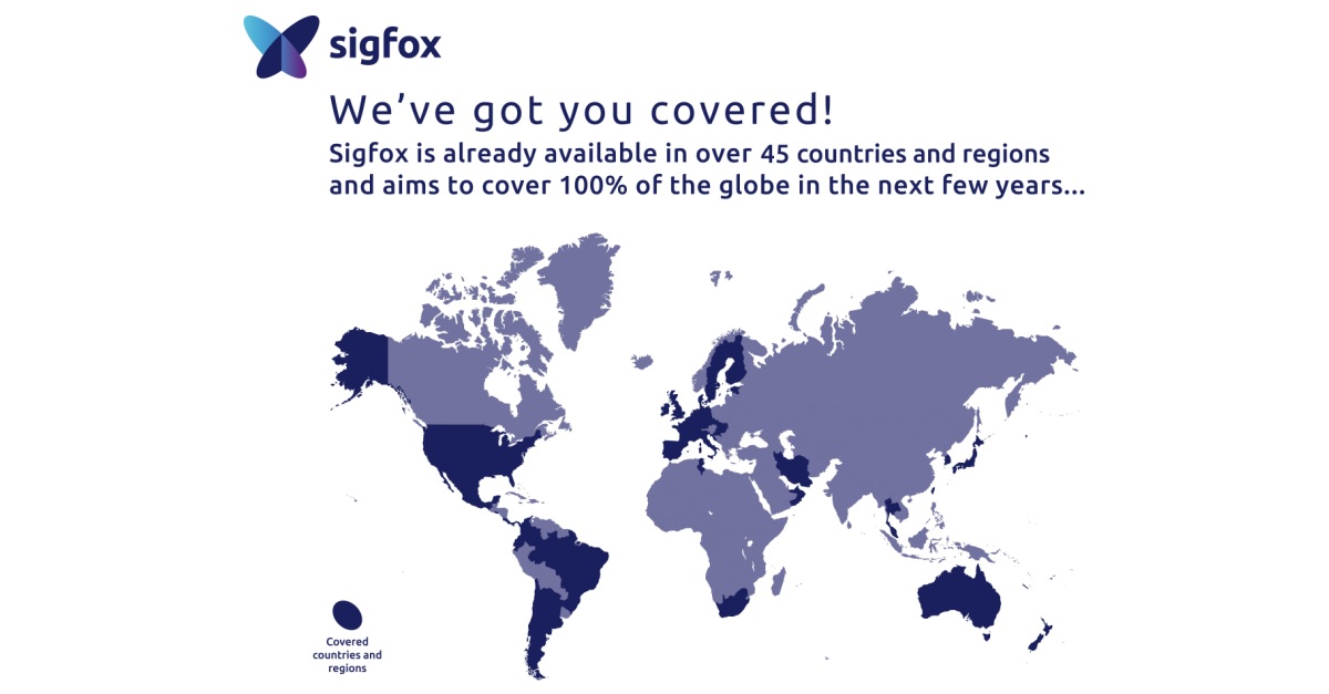 Resumen: Sigfox amplía su red mundial a 45 países | Business Wire