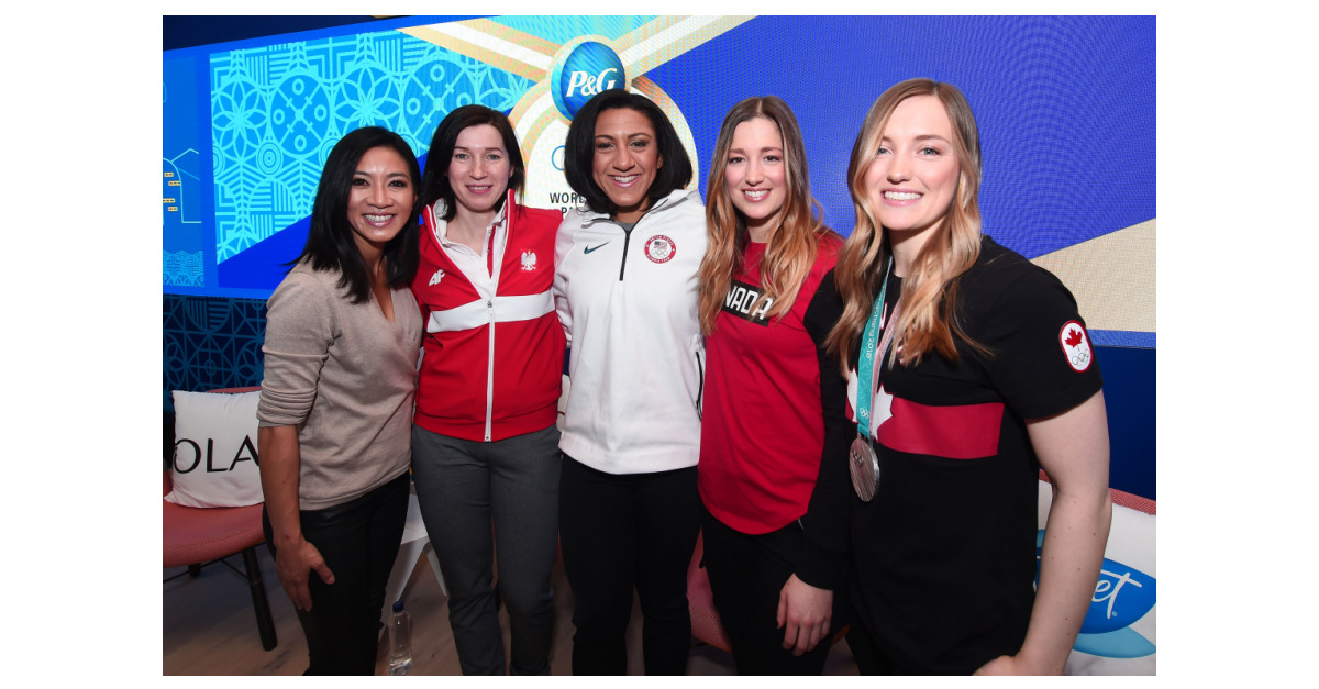 Procter & Gamble recebe atletas olímpicos globais Justine e Chloe ...
