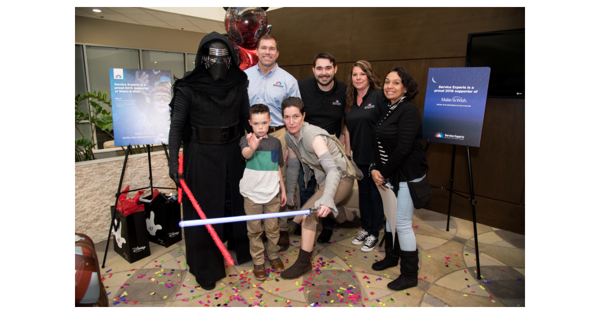 Make-A-Wish® Sponsor Service Experts Heating & Air Conditioning Reveals ...