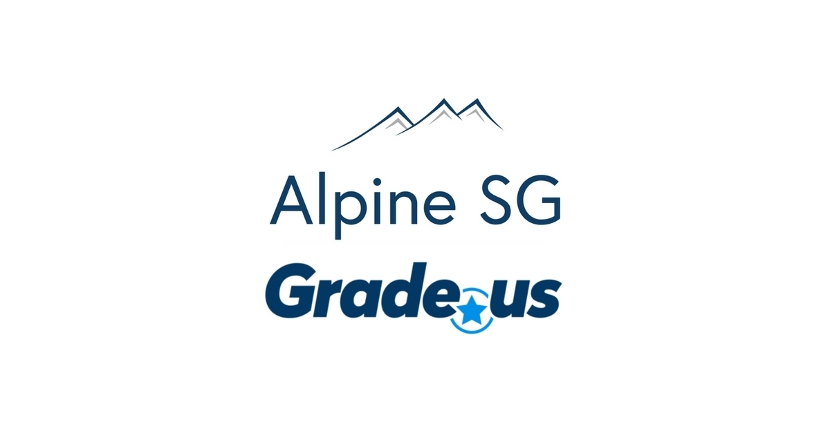 Alpine SG Partners with Grade.us | Business Wire