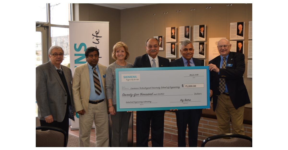 Siemens Donates Cash, Equipment, and Software for New Lawrence Tech Lab ...