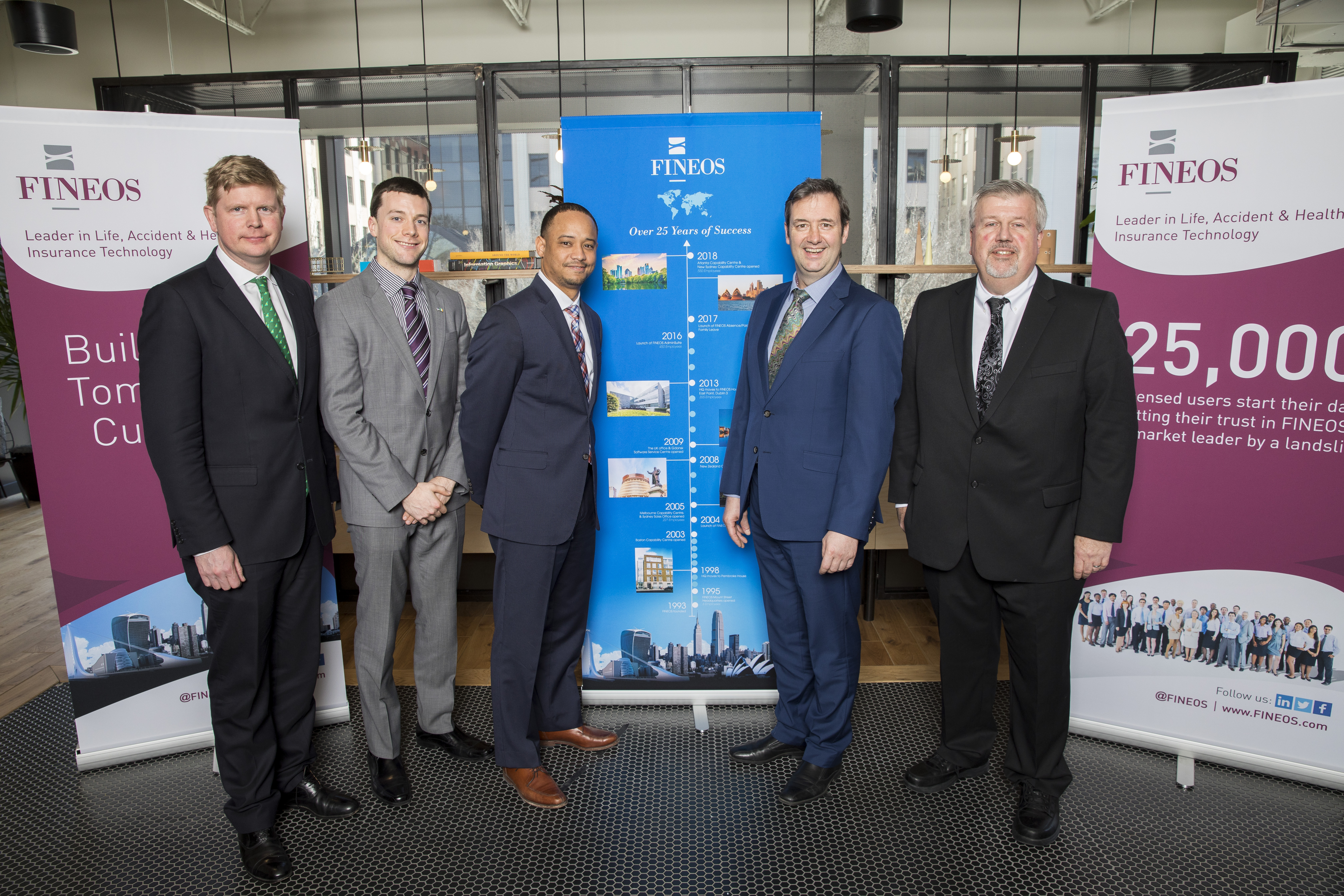 Irish Minister of State Visits New FINEOS Office in U.S. to Strengthen ...