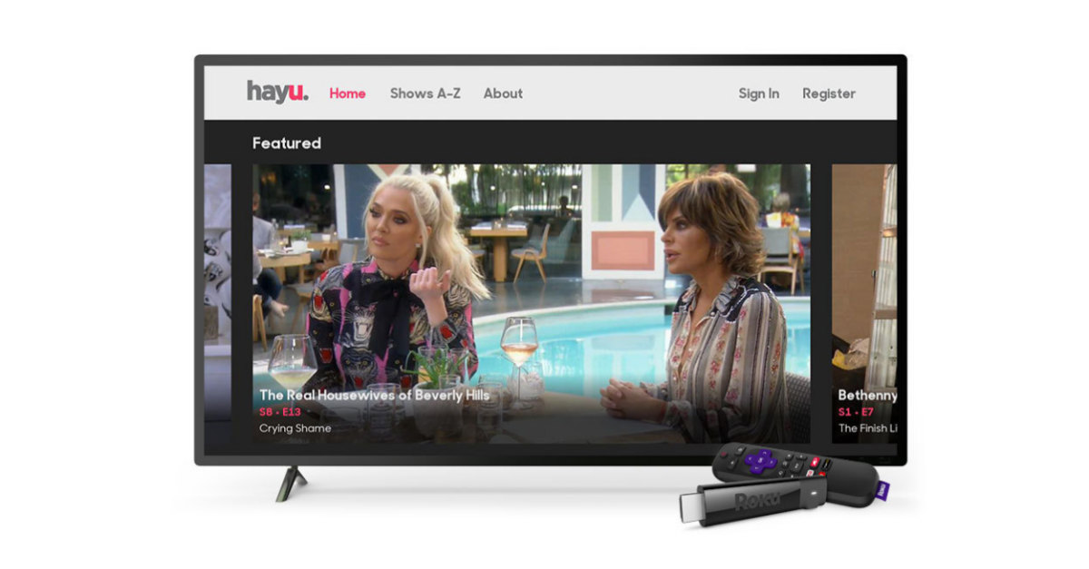 Reality TV Streaming Service hayu Now Available on Roku Streaming ...