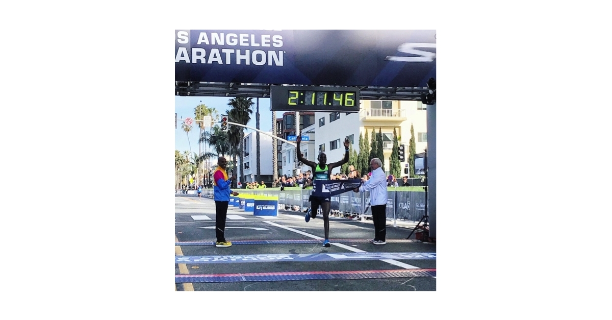 Weldon Kirui Wins the 2018 Skechers Performance™ Los Angeles Marathon ...