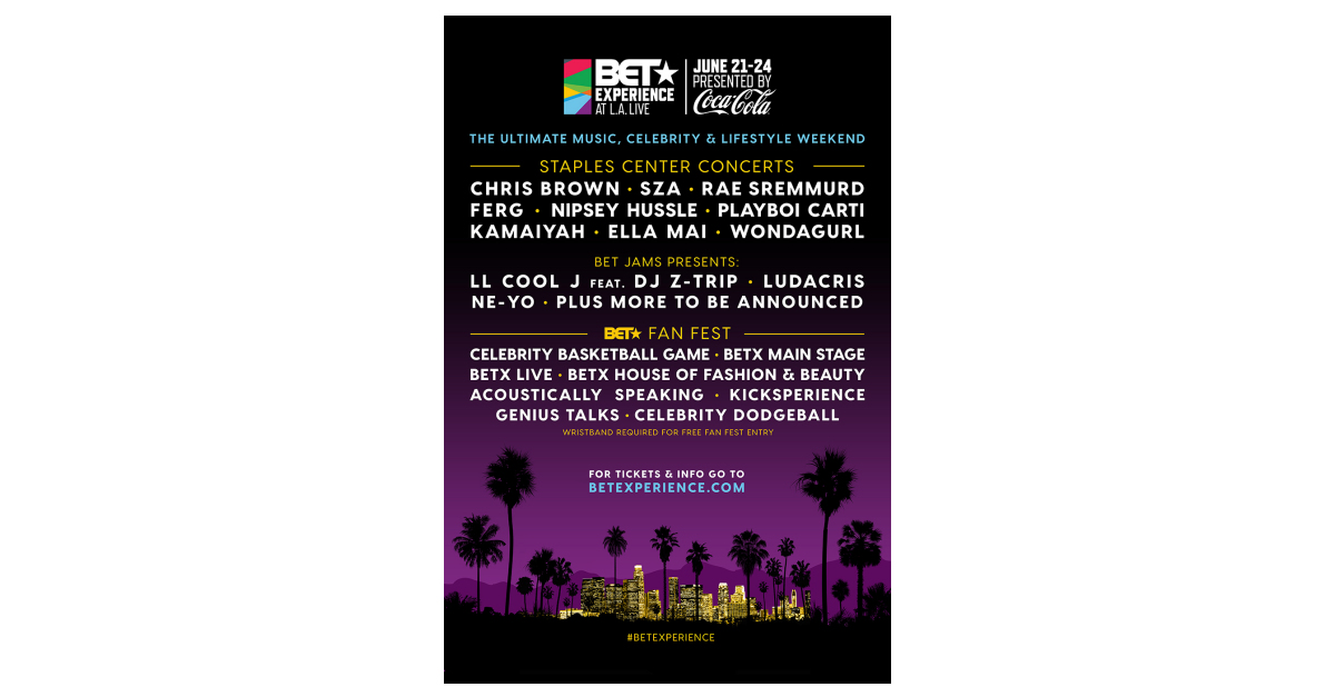 STAPLES Center Concert Line-Ups Announced for BET Experience at L.A ...