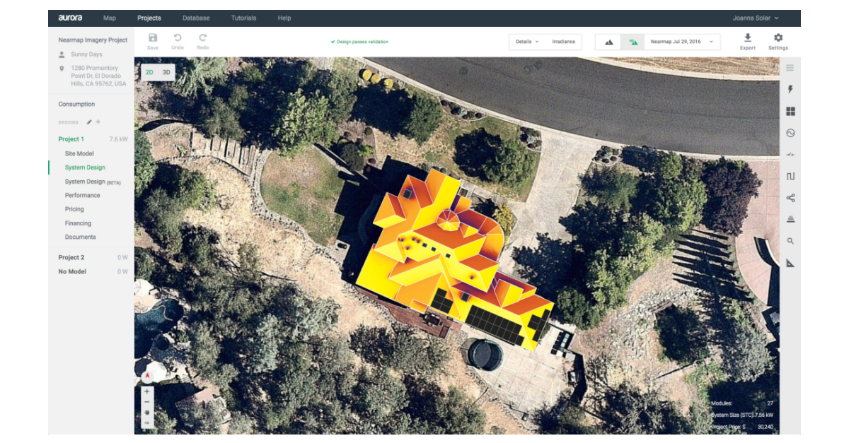 Nearmap Partners with Aurora Solar to Augment Its Solar Design Software ...