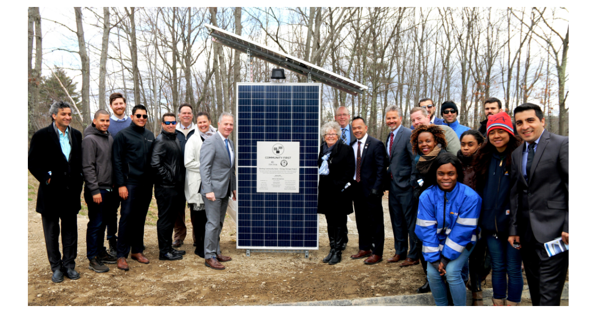 First Community Solar Plus Storage Project in Massachusetts Dedicated ...