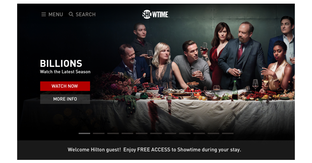 Hilton Honors App Controls and SHOWTIME® Streaming are Latest Wave of ...