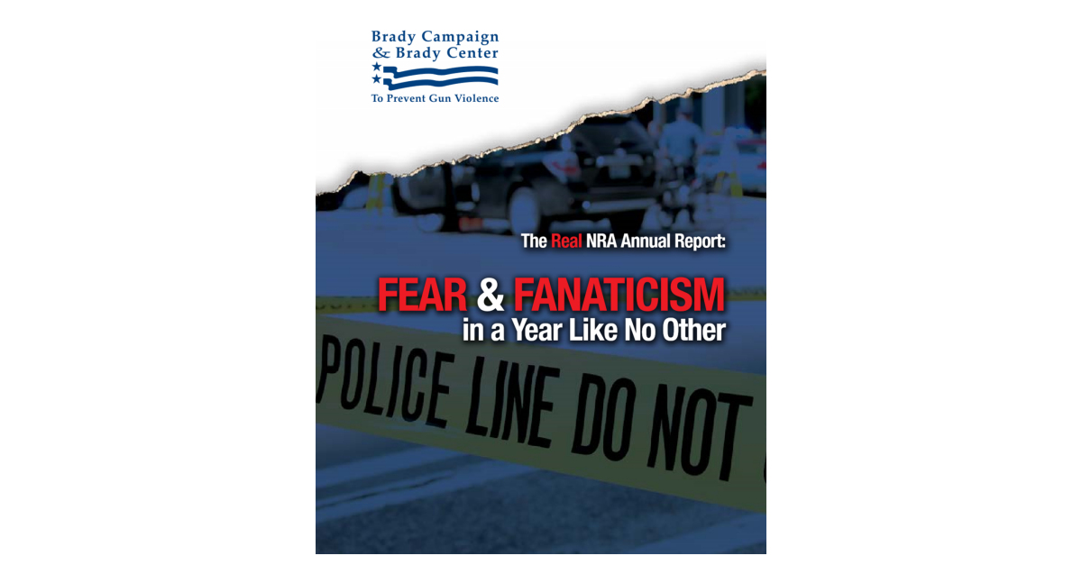 Brady Campaign Releases “Real NRA Annual Report” | Business Wire
