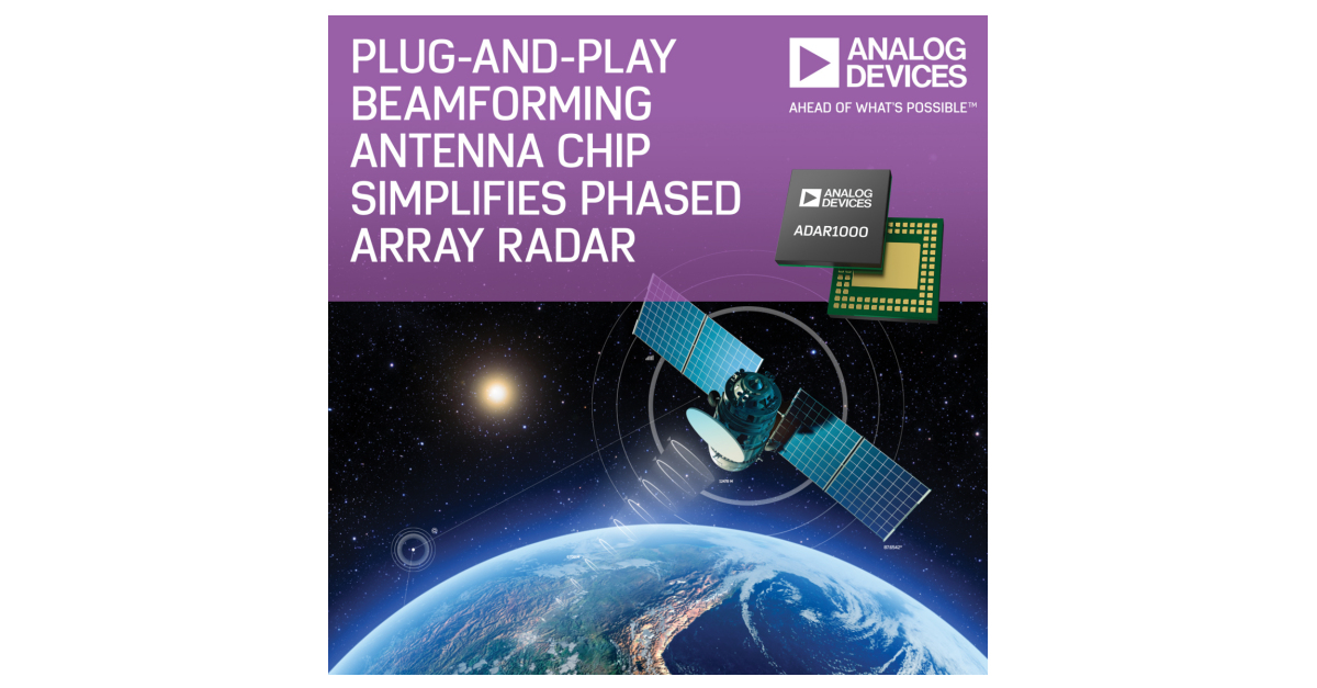 Analog Devices’ Plug-and-Play Antenna Chip Simplifies Phased Array ...