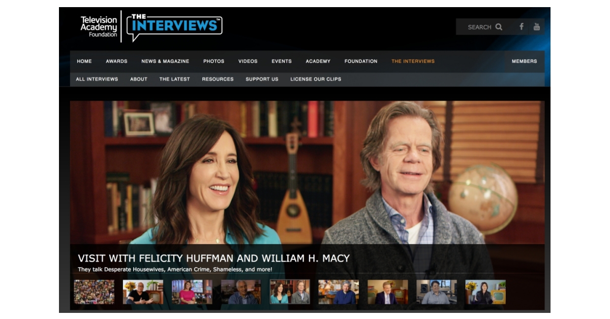Television Academy Foundation Unveils Its New Online Portal for The ...