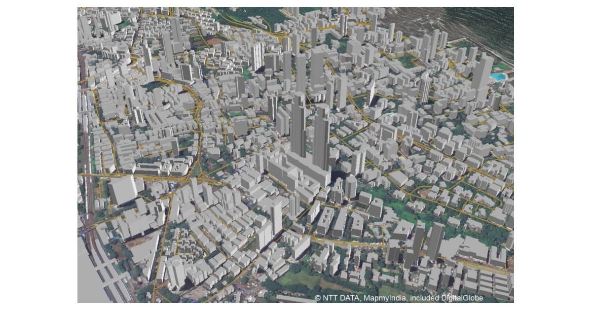 NTT DATA and MapmyIndia to Develop First 3D Map Datasets for India ...