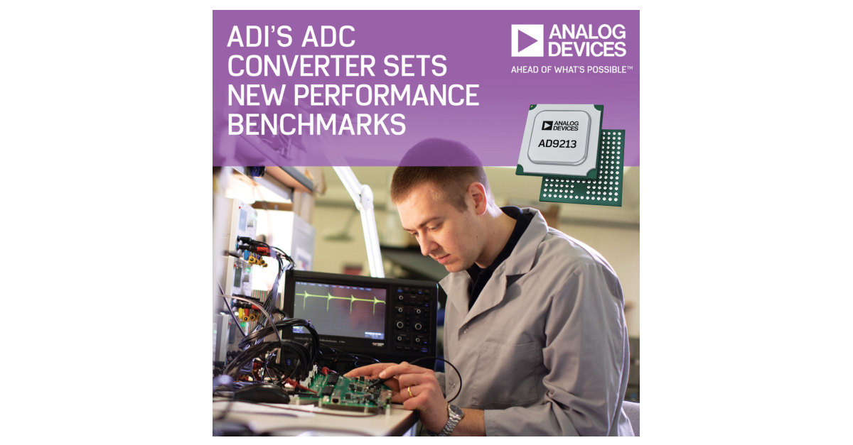 Analog Devices’ 12-bit 10.25-GSPS Radio Frequency ADC Sets New Performance Benchmarks for ...