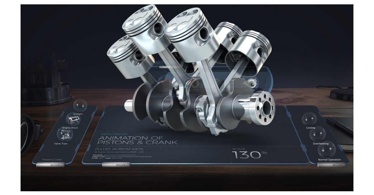 Meta Debuts its First AR App, the Meta Viewer™ Beta for 3D CAD ...