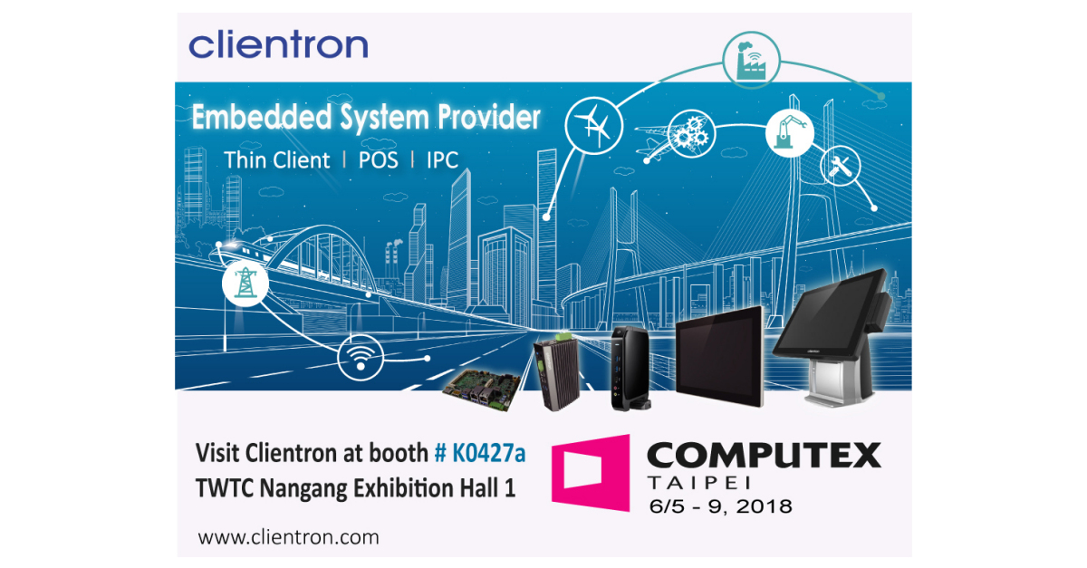 Clientron Showcases Multiple Innovations of Thin Client, POS and ...
