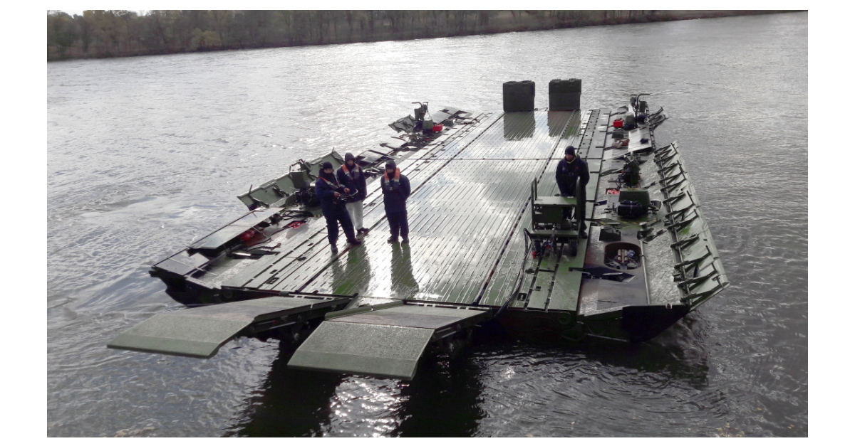 A Modernized Version of Motorized Floating Bridges for the French Army ...