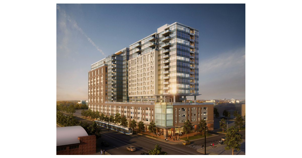 Weitz Tops Out Luxury Apartment High-Rise in Downtown Denver | Business ...