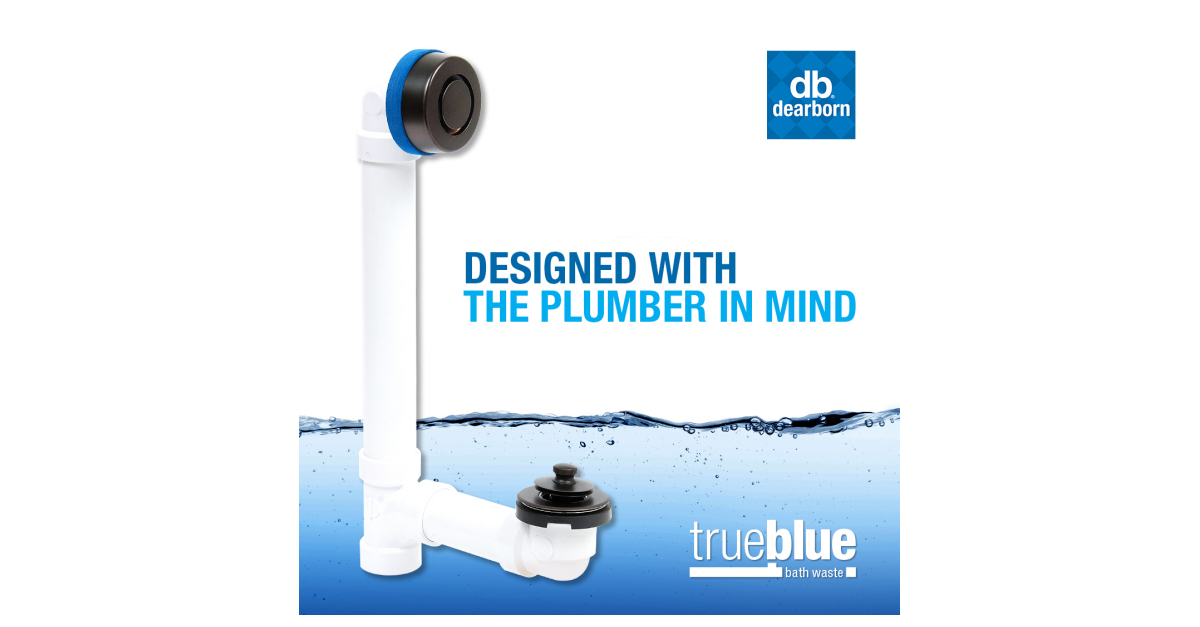 Dearborn Trueblue Bath Waste Designed With The Plumber In Mind