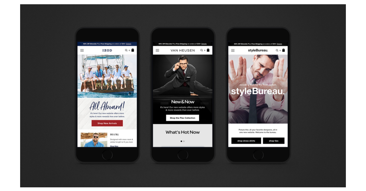 PVH Launches E-Commerce Platform for Its Heritage Brands Business and ...