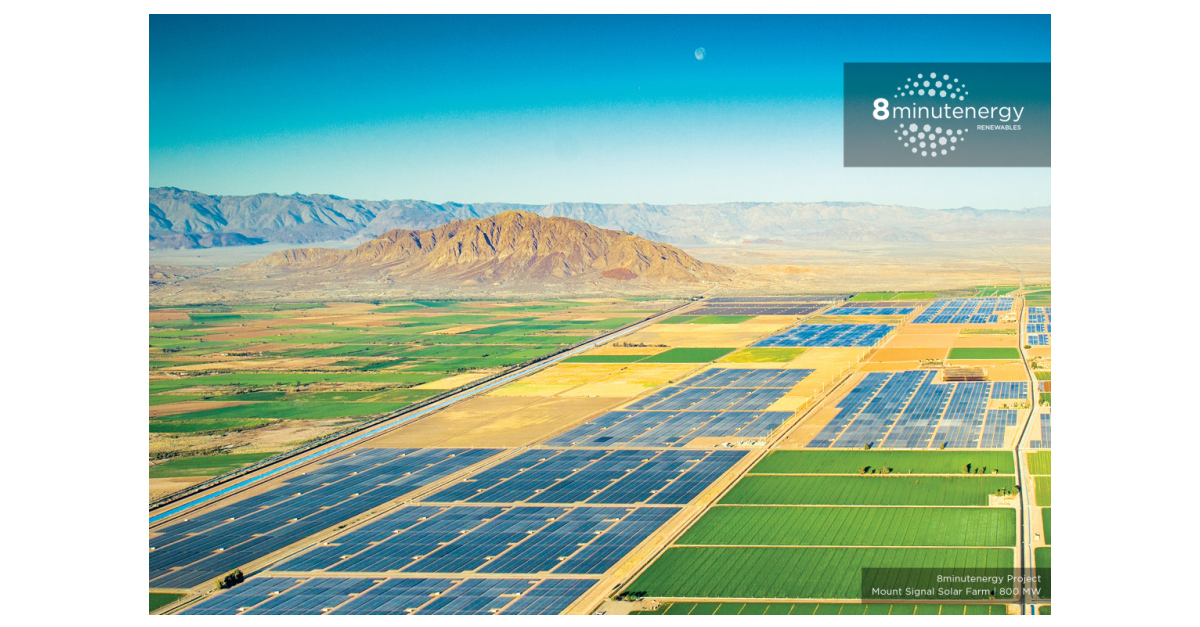 8minutenergy Energizes Phases 1 and 2 of 328 MW Mount Signal Solar Farm ...