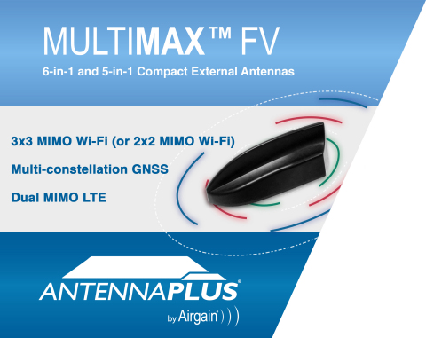 Airgain Announces Release of MULTIMAX™ FV 6-in-1 and 5-in-1 Antennas ...