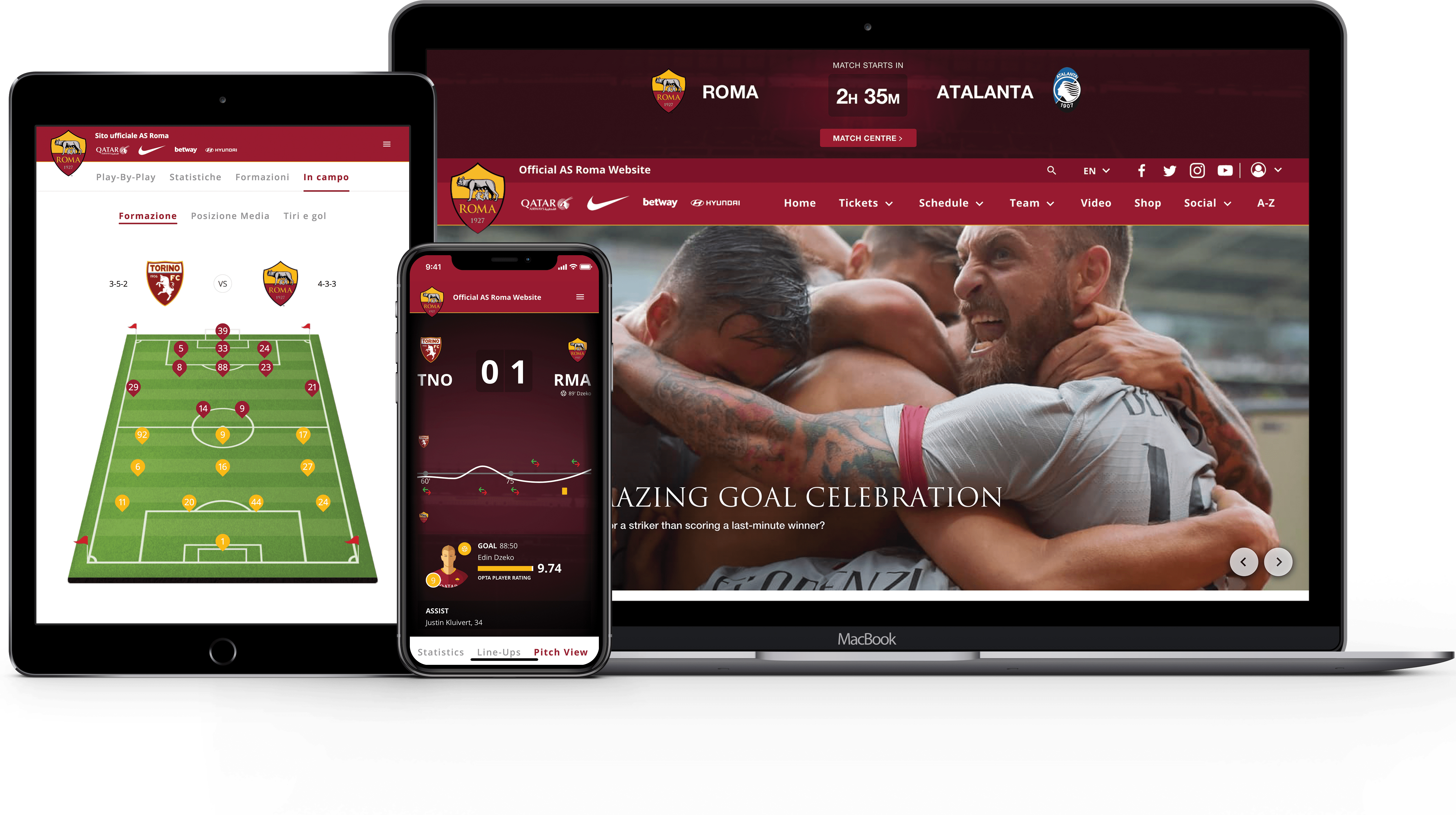 AS Roma Relaunches Flagship Website | Business Wire