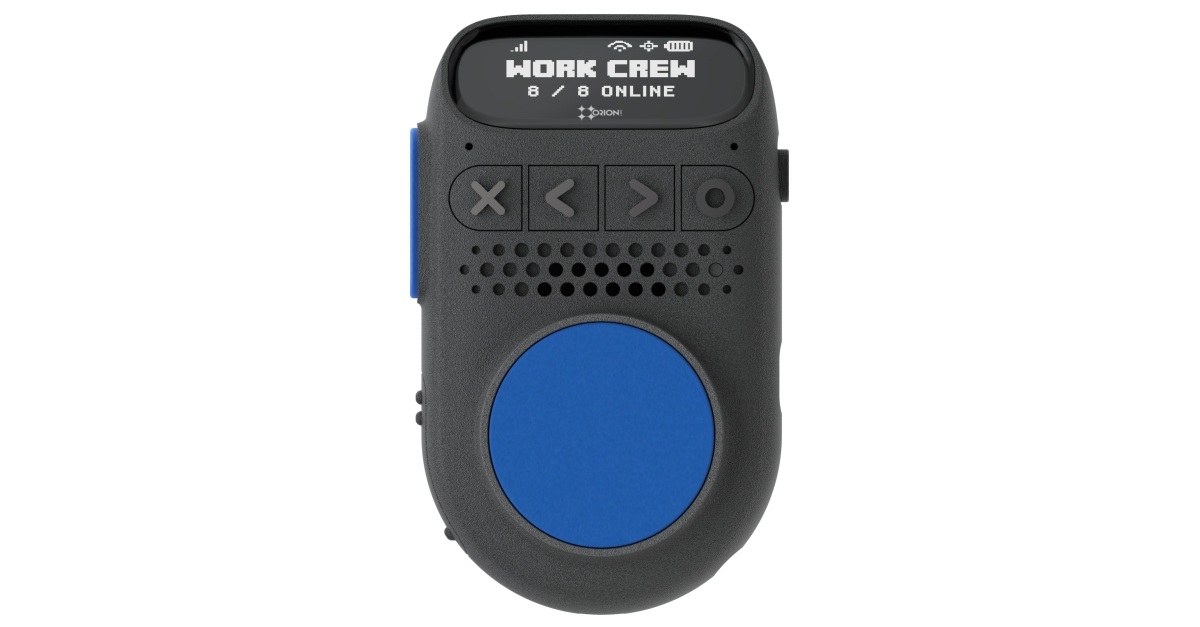 Orion Labs Pioneers Future of Voice With Unveiling of Orion Sync, a Revolutionary LTE Push-to ...