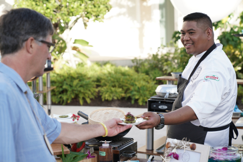 Andaz Maui Chef Jonathan Pasion and Grand Hyatt Baha Mar Chef Leo ...