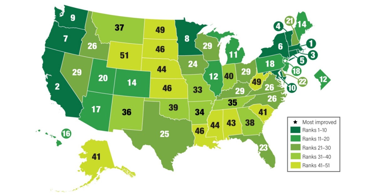 ACEEE 2018 State Energy Efficiency Scorecard | Business Wire