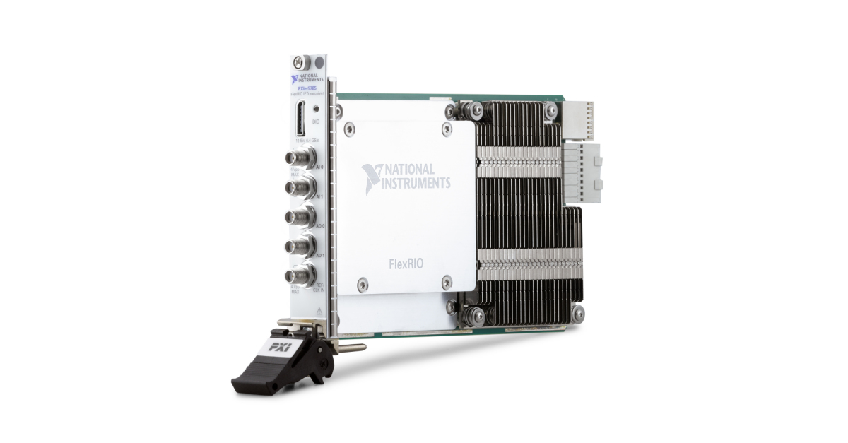 NI Announces New FlexRIO Transceiver for Prototyping and Testing High ...