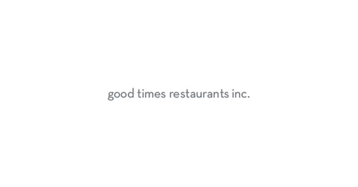 Good Times Restaurants Reports Fiscal 2018 Q4 Same Store Sales ...