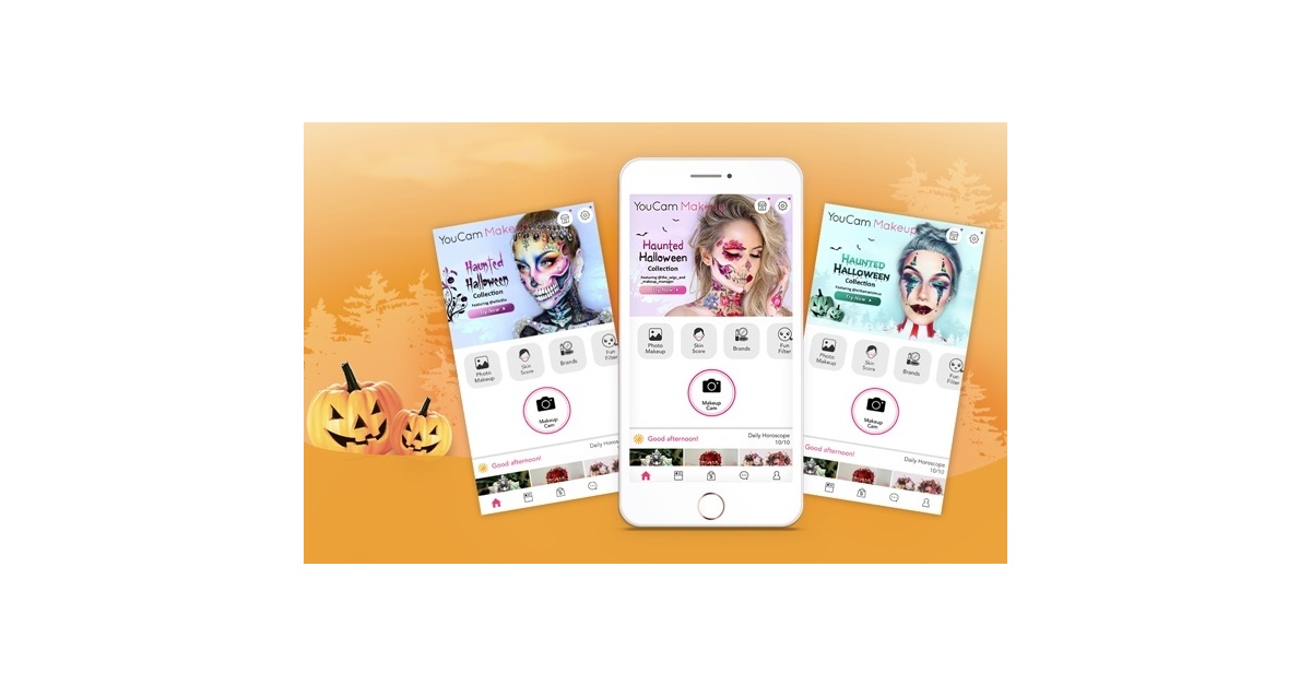 YouCam Makeup Launches a Haunting Halloween Collection that Brings Your Social Feed to Life in a ...