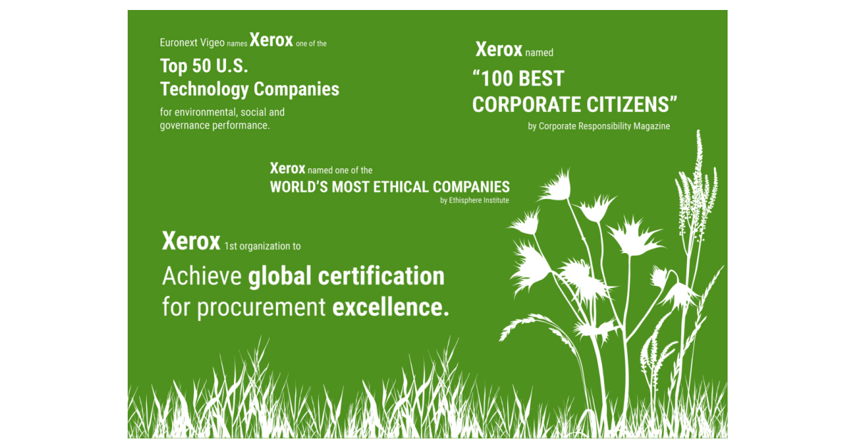 Xerox 2018 Global Corporate Social Responsibility Report Showcases ...
