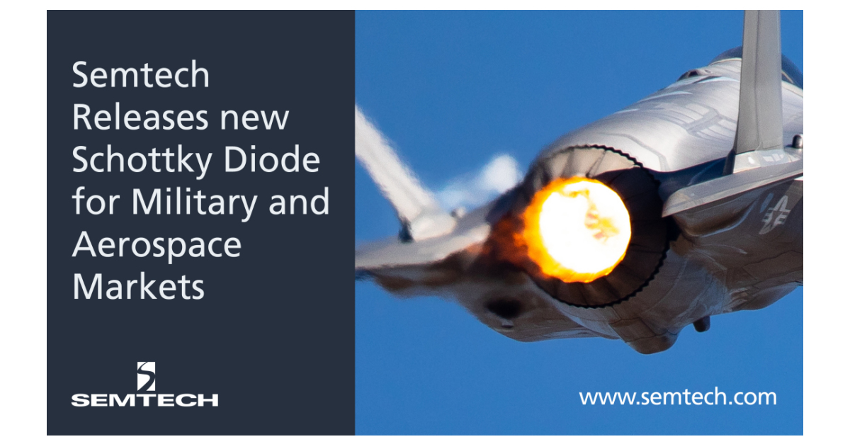 Semtech Releases New QPL Schottky Diode for Military and Aerospace ...