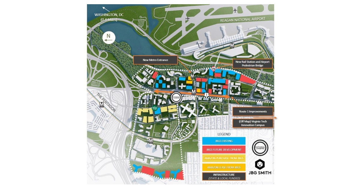 JBG SMITH Announces Amazon Has Selected Its Assets at National Landing ...