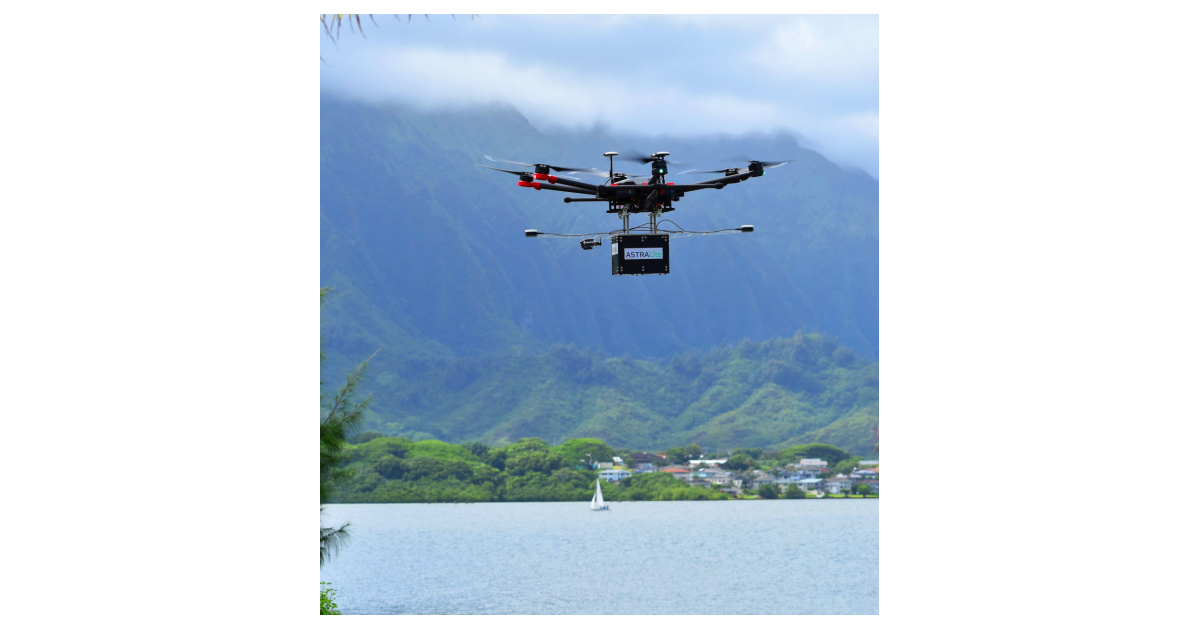 ASTRALiTe Demonstrates Scanning Topo–Bathy LiDAR System on DJI Matrice ...